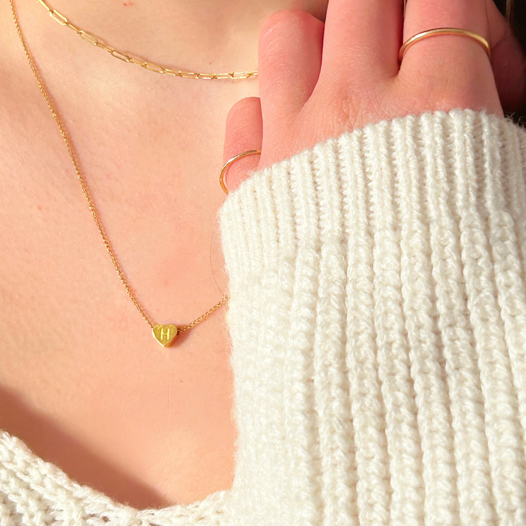 The Jessica initial necklace