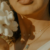 Tides of Her golden necklace